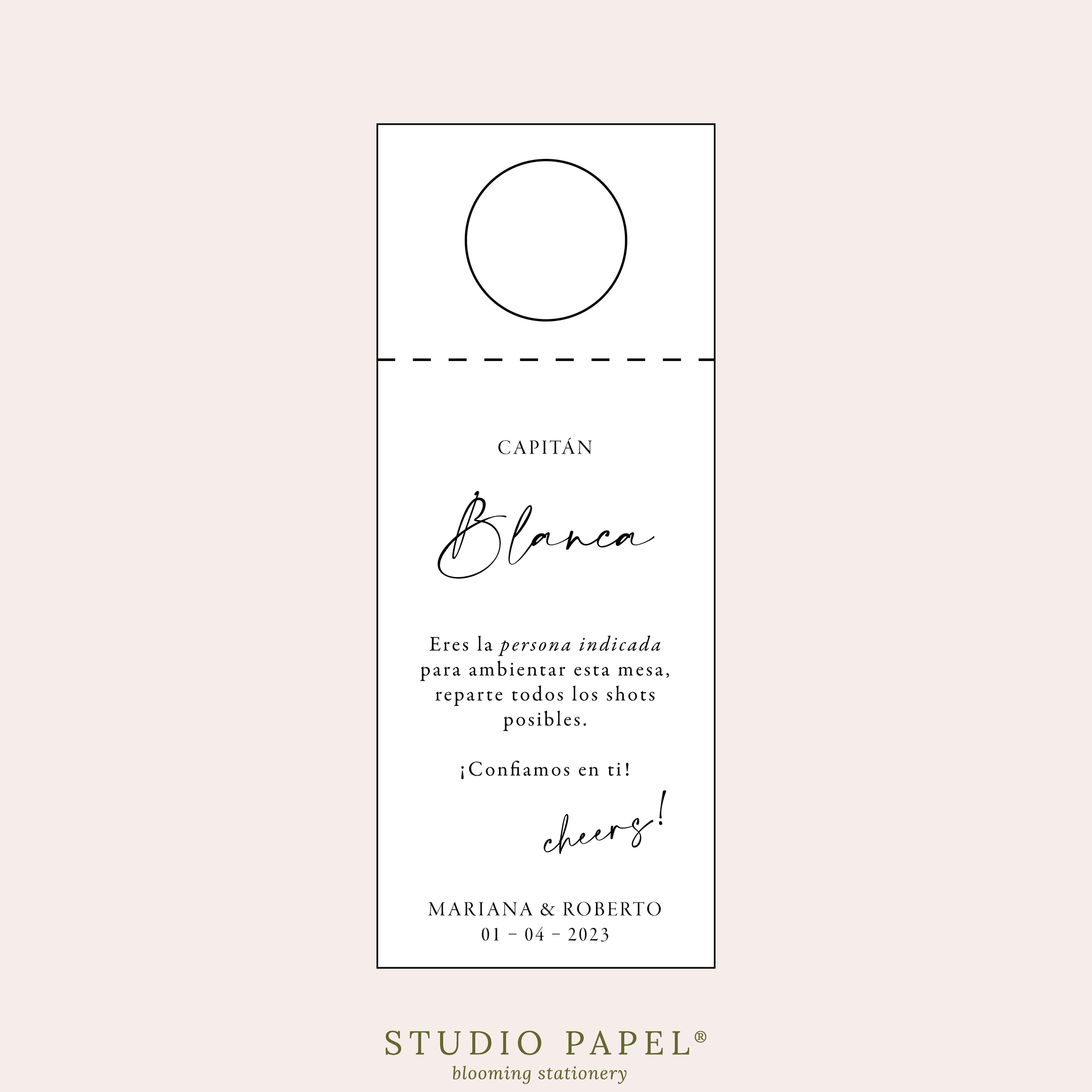 Capitanes de Mesa – Studio Papel Blooming Stationery